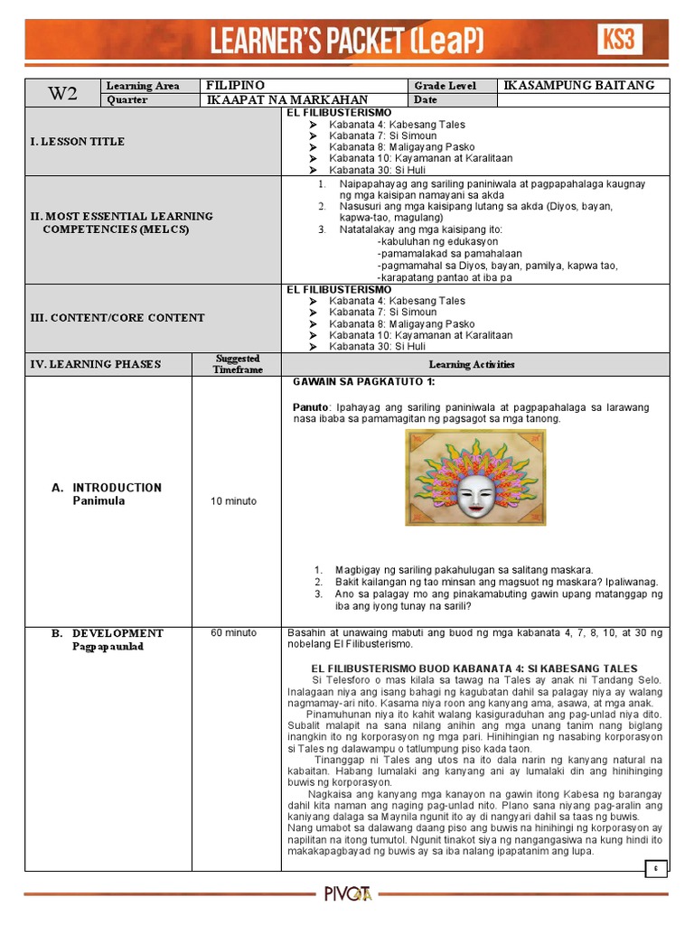 4th-Quarter-LEAP-W2 Lorenzo DG | PDF