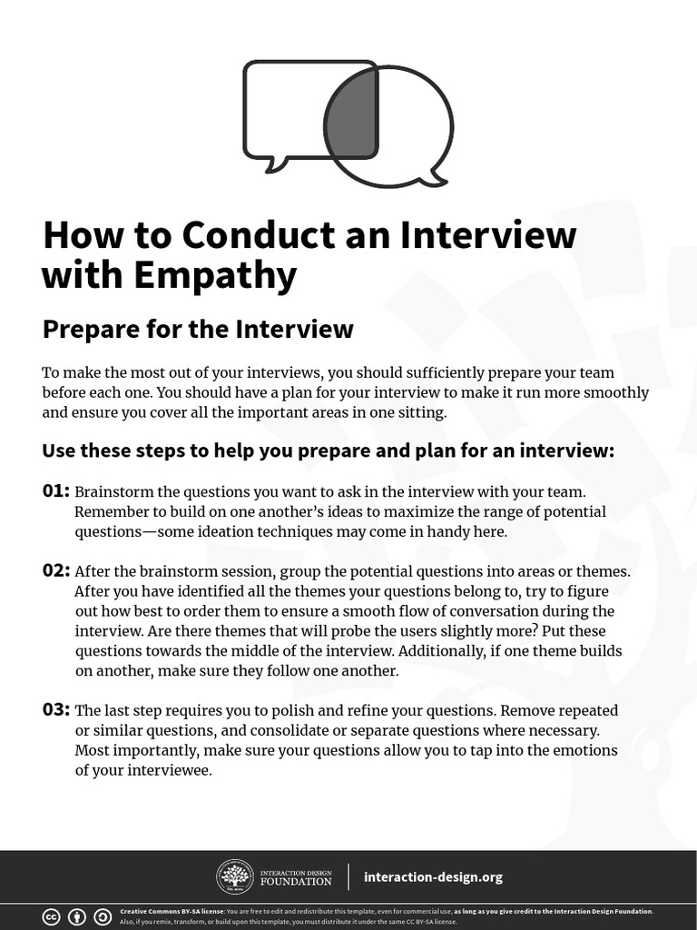 How To Conduct An Interview With Empathy | PDF | Design Thinking | Design