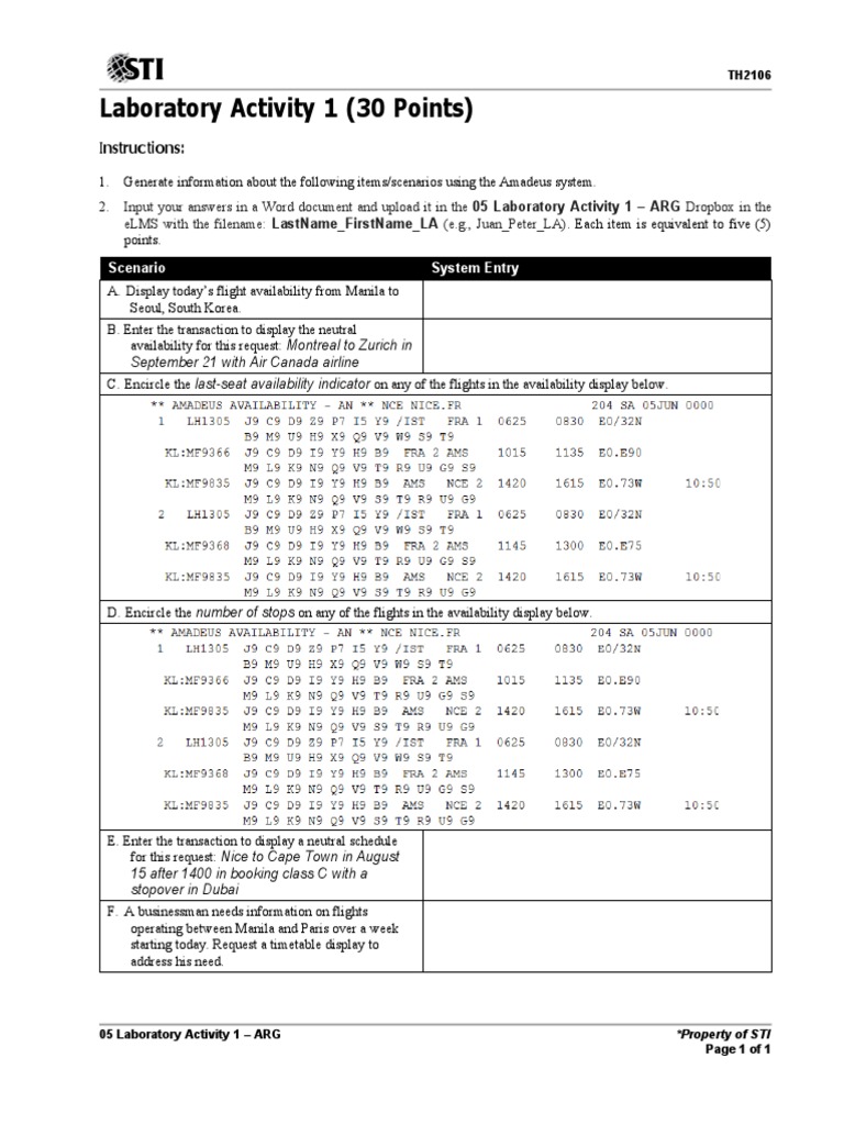 05 Laboratory Activity 1 - ARG | PDF