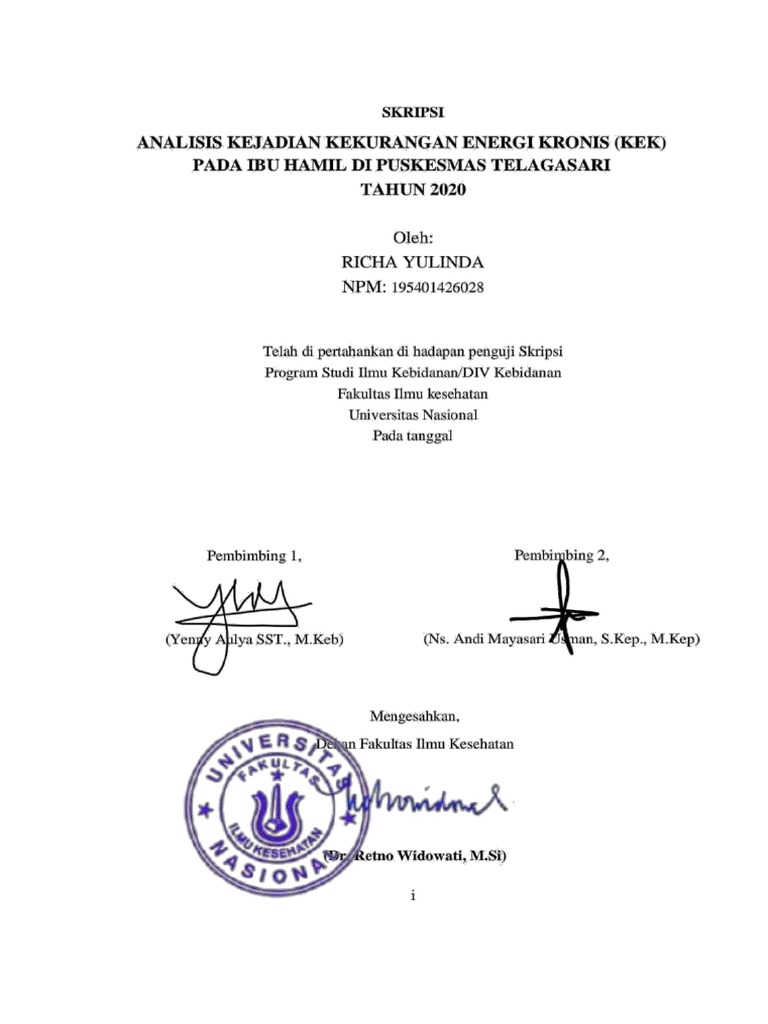 Halaman Pengesahan | PDF