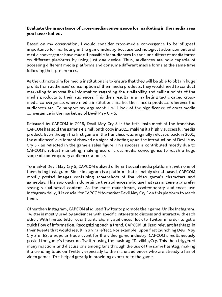 Ca3 Example 3 Pdf Hashtag Technological Convergence 