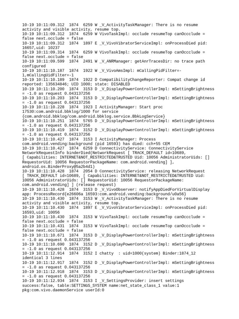 Log Pdf Java Programming Language Android Operating System 9507