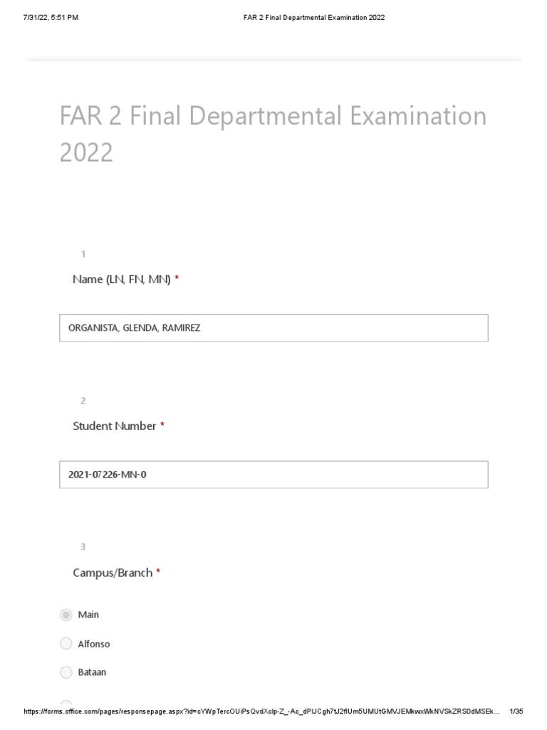 FAR 2 Final Exam 2022 Overview | PDF | Dividend | Preferred Stock