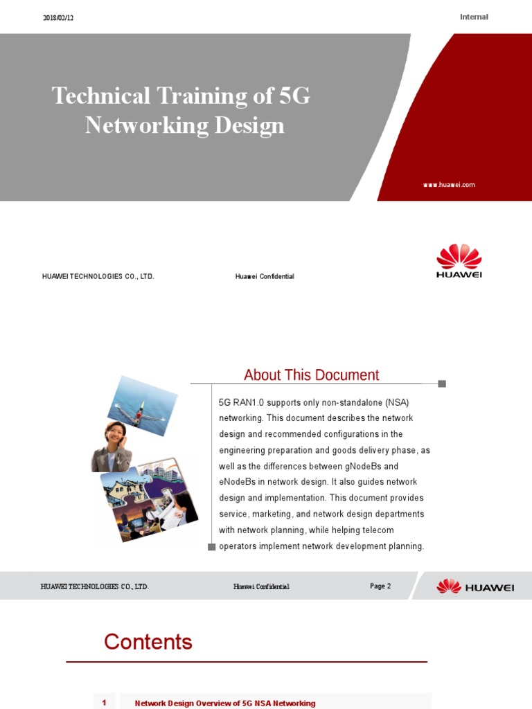 Technical Training of 5G Networking Design | PDF | Computer Network | Ip Address