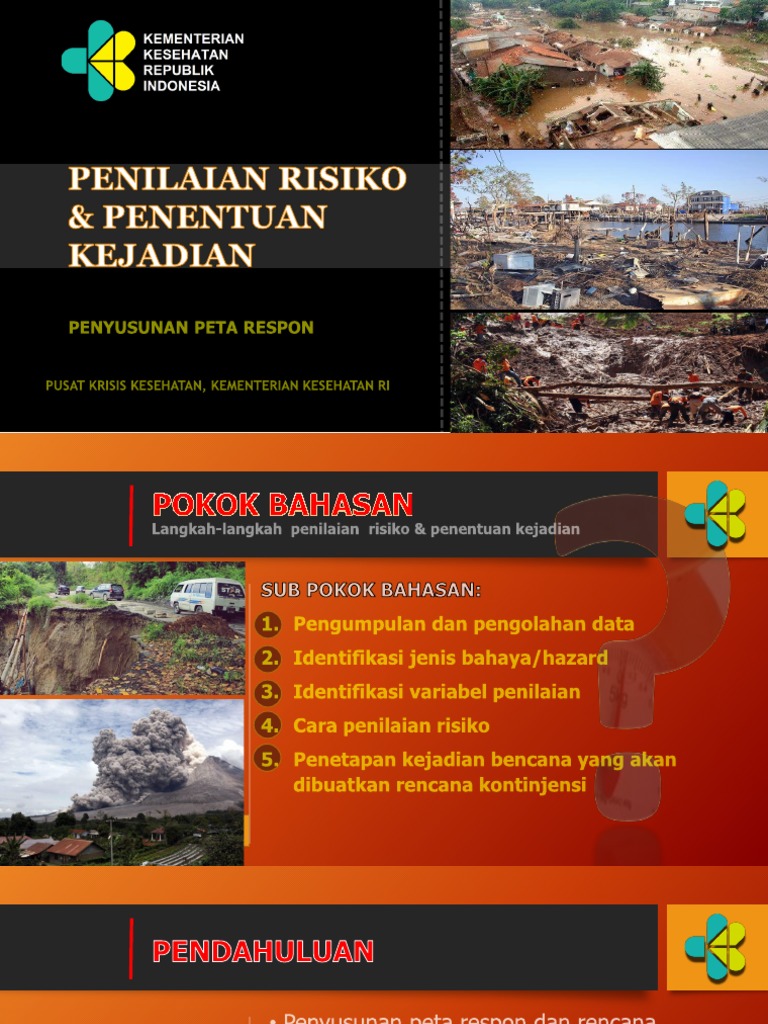 PENILAIAN RISIKO & Penentuan Kejadian Final | PDF