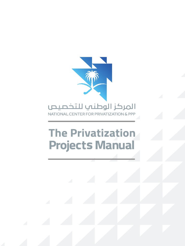 Privatization Projects Manual - ENG | PDF | Request For Proposal | Risk