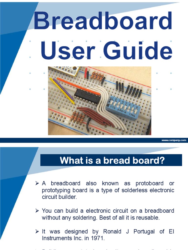 Breadboard User Guide | PDF | Equipment | Computer Engineering