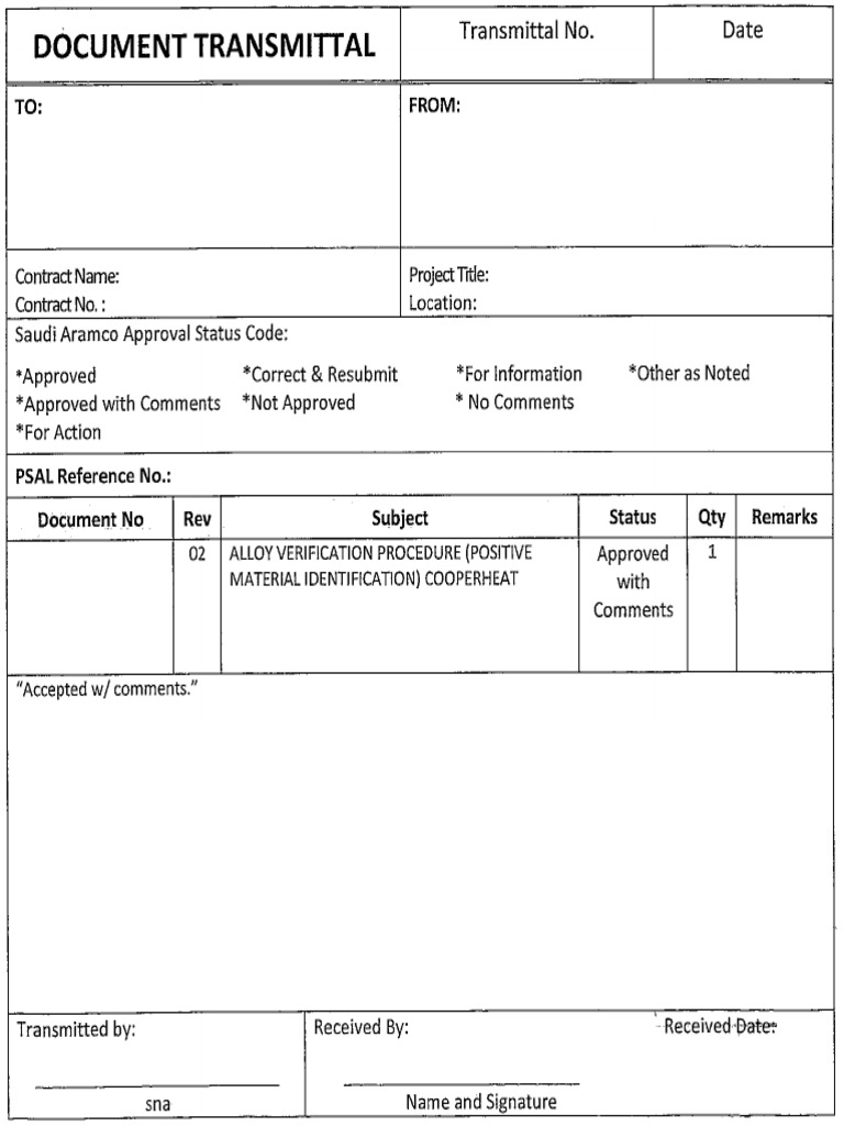 Positive Material Identification Procedure | PDF