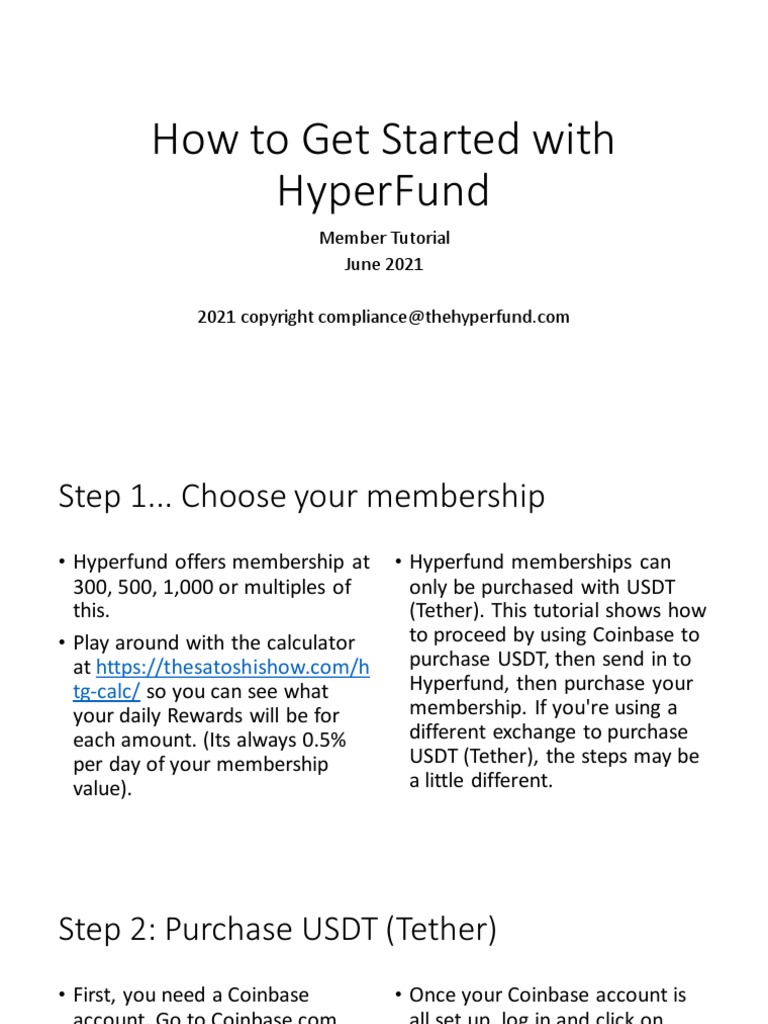 How To Get Started With Hyperfund | PDF | Banking | Money