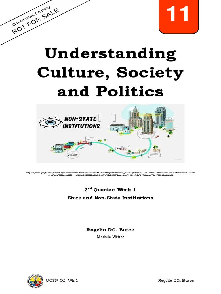 Understanding Culture, Society and Politics Q2 Week 1 | PDF | Taxes ...