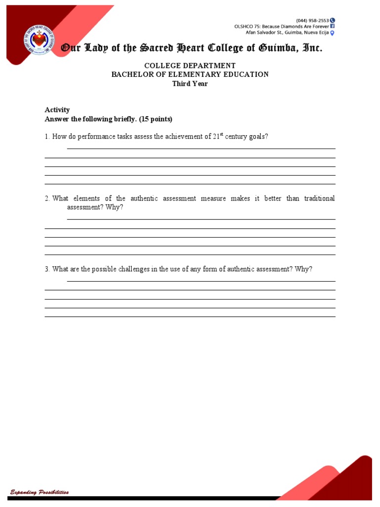 MATH1 Lesson 19 Activity | PDF