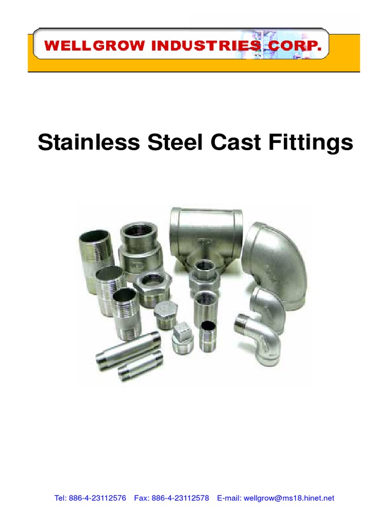 Stainless Steel Cast Fittings Guide | PDF