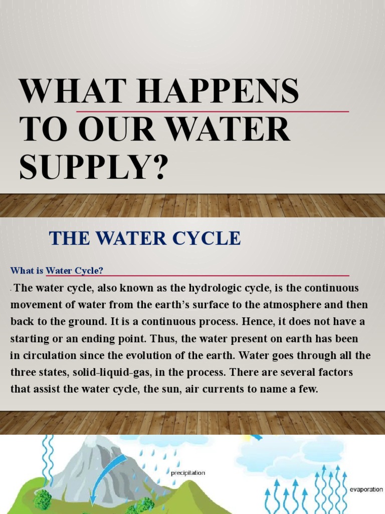 How the Water Cycle Sustains Our Water Supply | PDF | Water | Water Cycle