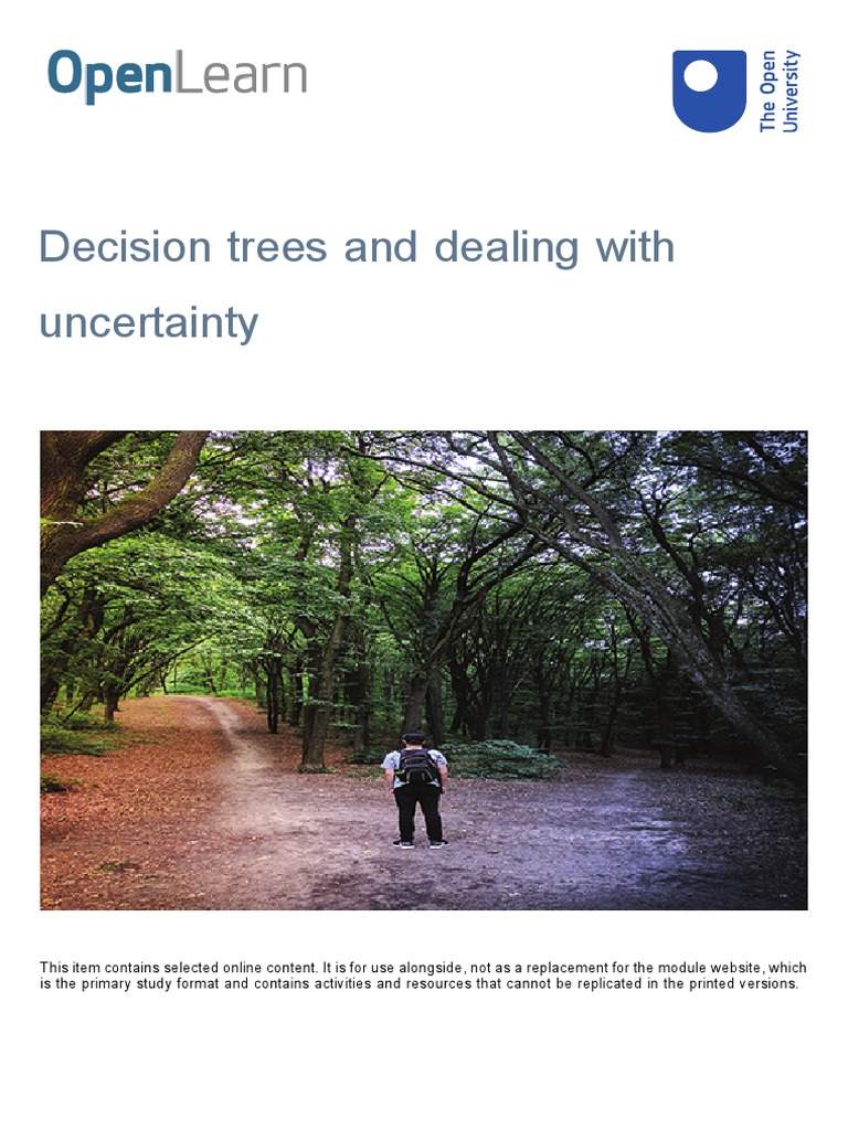 Decision Trees and Dealing With Uncertainty Printable | PDF ...