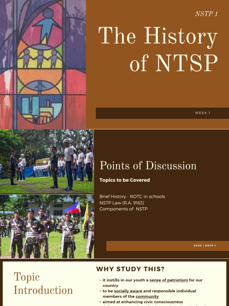 History of NSTP - NSTP Law - Components of NSTP | PDF