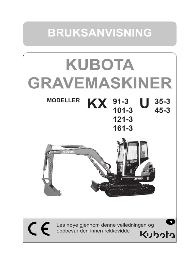 Brukermanual KX91 3 A U45 3 Norvegien | PDF