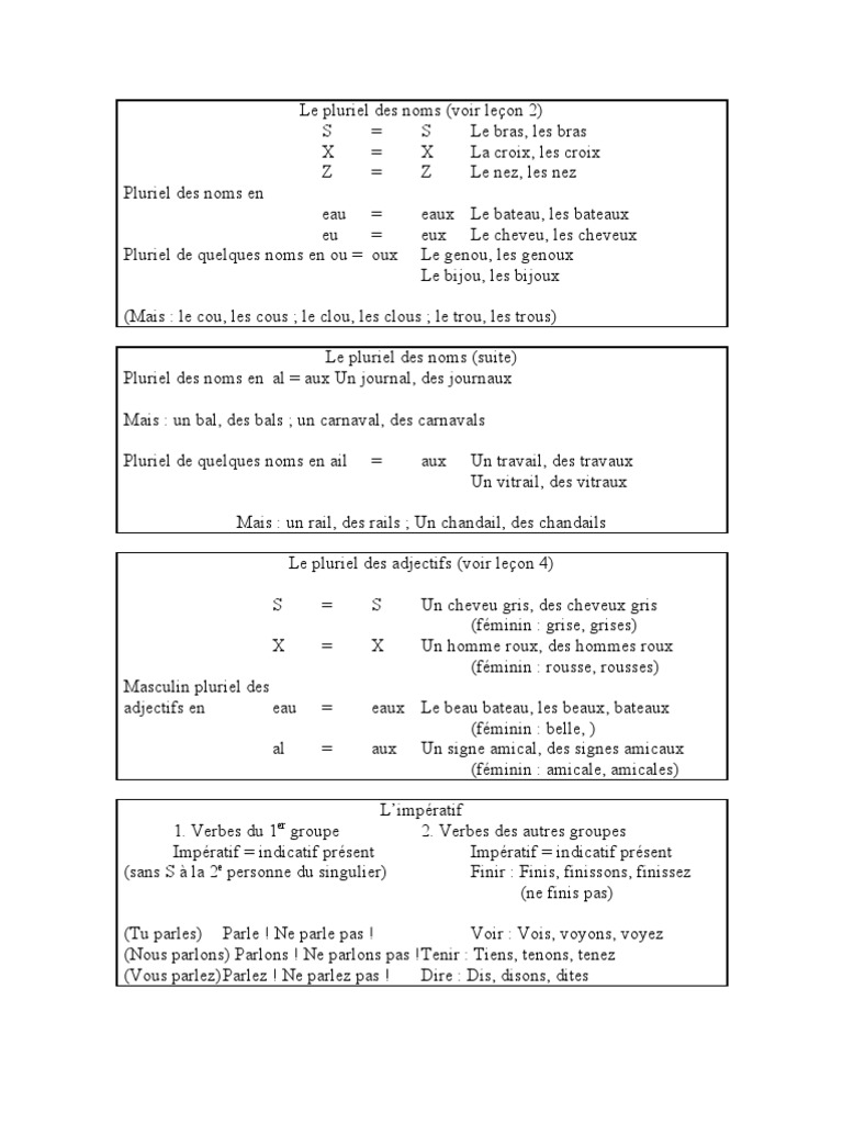 French Grammar | PDF