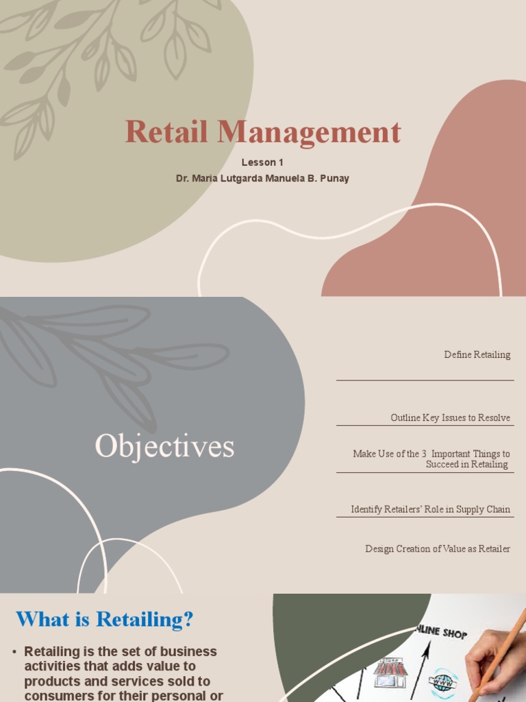 Lesson 1 Retail Management | PDF | Retail | Brand