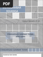 Notasi dan Simbol dalam Gambar Teknik | PDF