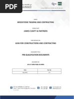 Pre - Qualification Document Sample | PDF | Sales | Pricing