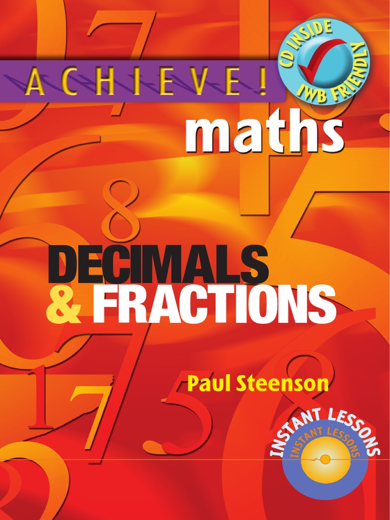 Achieve Maths-Decimals and Fractions-FREE Ebook 2019 | Download Free ...