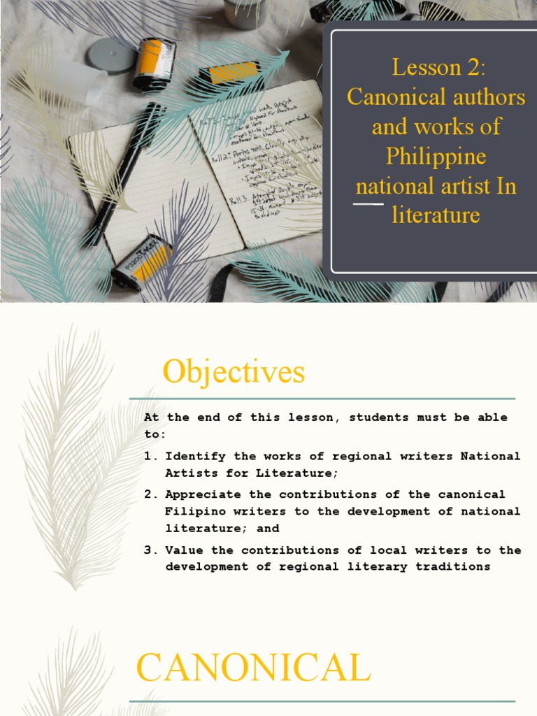 Lesson 3 Canonical Authors | PDF | Philippines