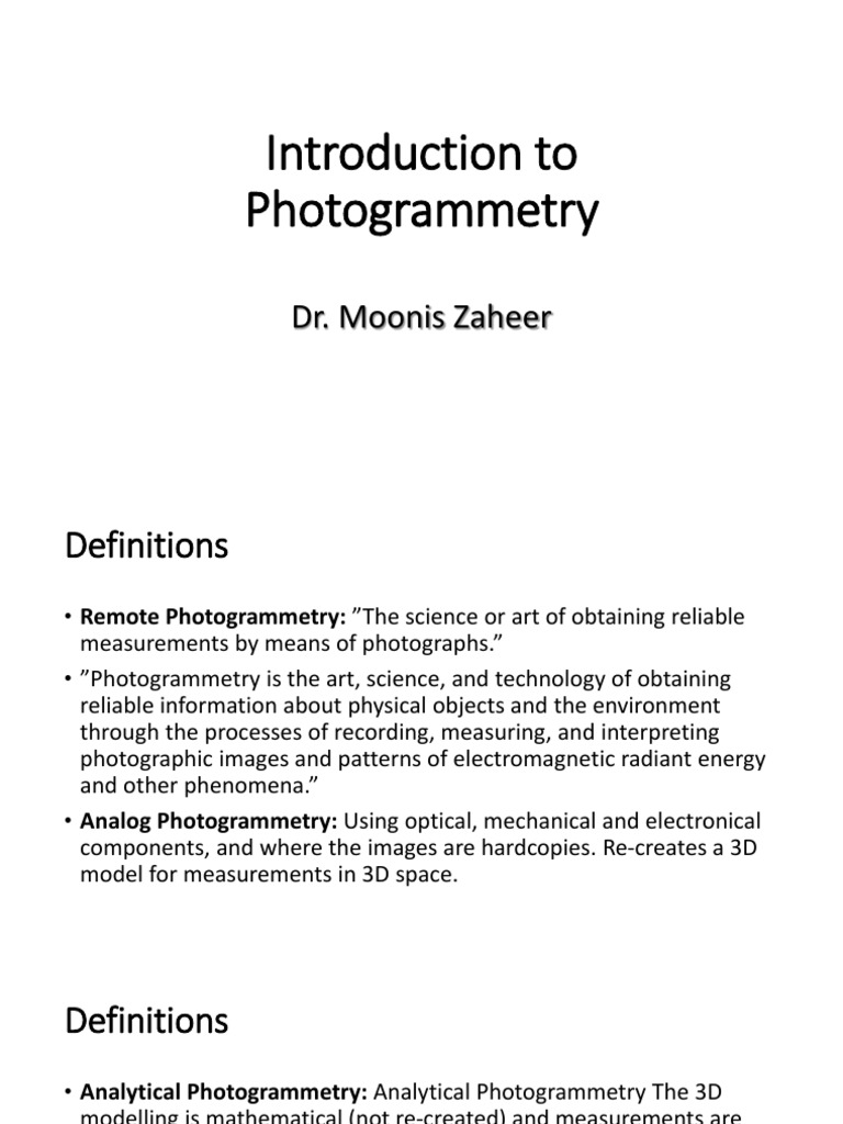 Introduction On Photogrammetry Paul R Wolf | PDF | Topography | Aerial ...