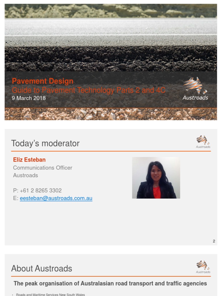 Austroads Webinar-Pavement Design Guide To Pavement Technology Parts 2 ...