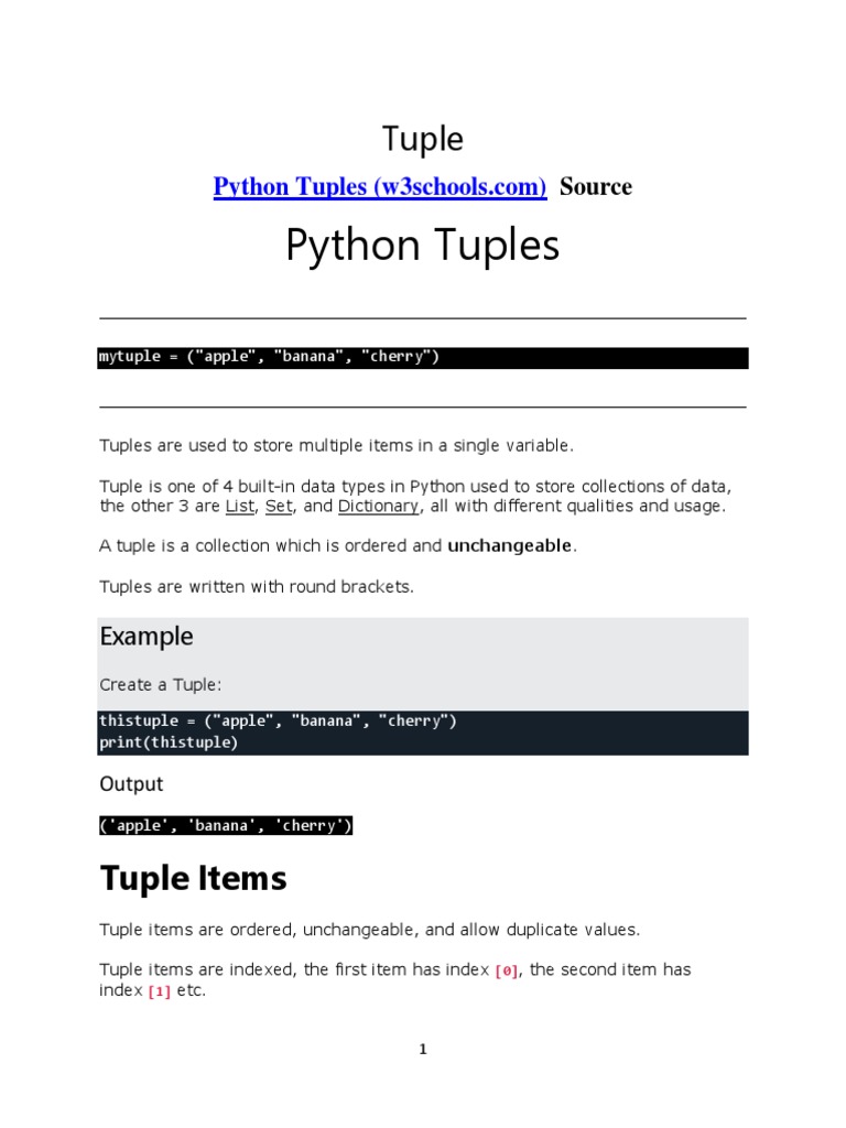 Tuple Pdf Data Type Boolean Data Type