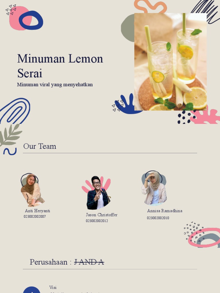 Serai Lemon Drink | PDF