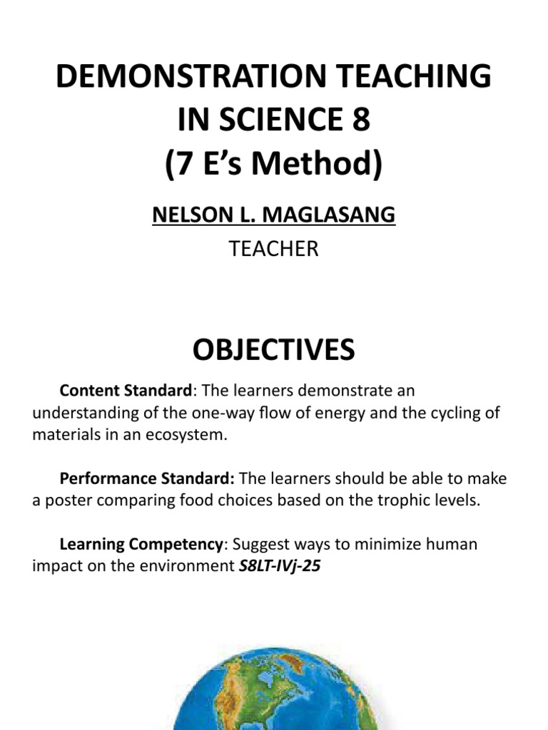 Science 8 Slide Demo | PDF | Human Impact On The Environment | Natural ...