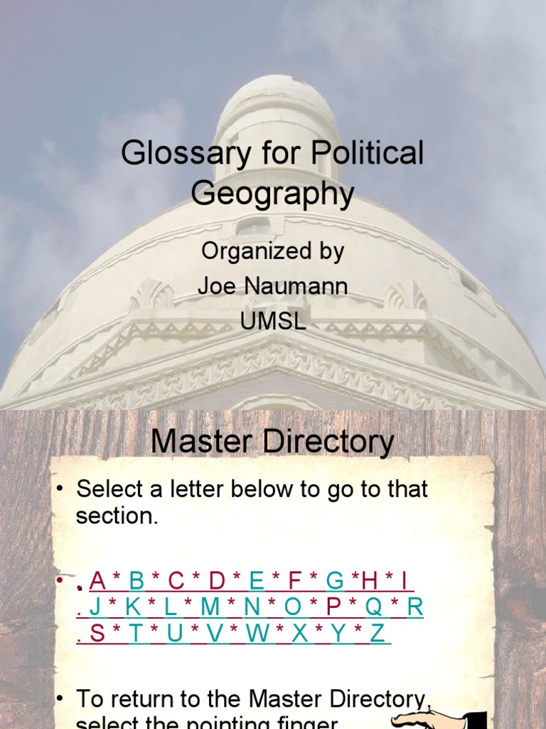 Glossary of Political Geography | PDF | Territorial Waters | Greenhouse ...