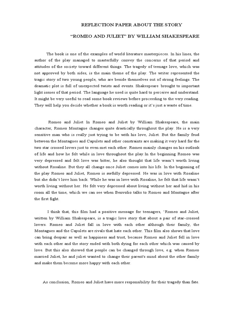 Book Review | PDF | Romeo And Juliet | Characters In Romeo And Juliet