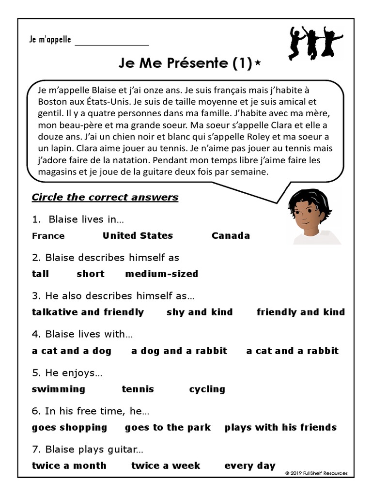 Je Me Présente | PDF