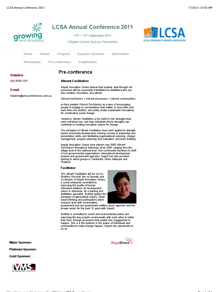 LCSA Annual Conference 2011 | PDF