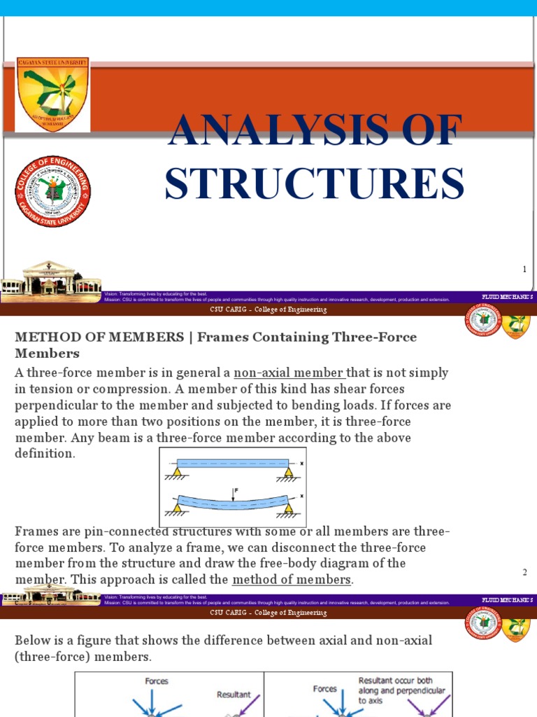 Frames Containing Three Force Members | PDF | Solid Mechanics | Civil ...