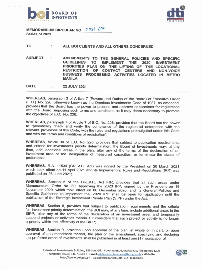 MC 2021-005 Amendment | PDF