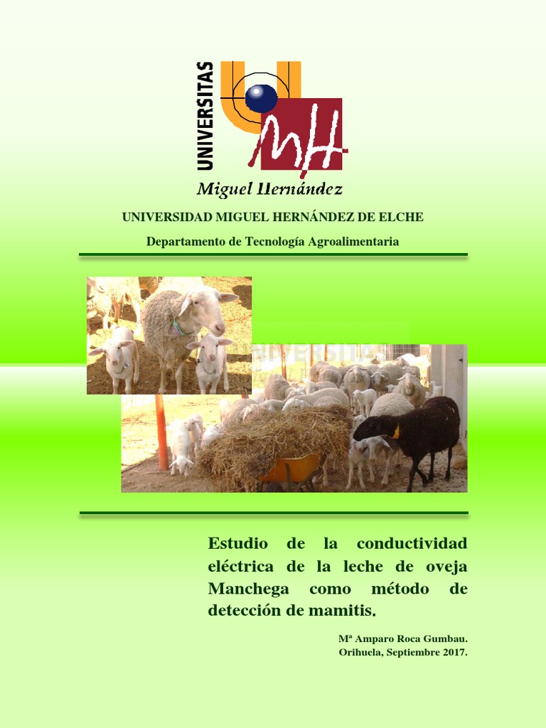 Tesis Conductividad Leche y Acido Lactio | PDF | Leche | Experimentar