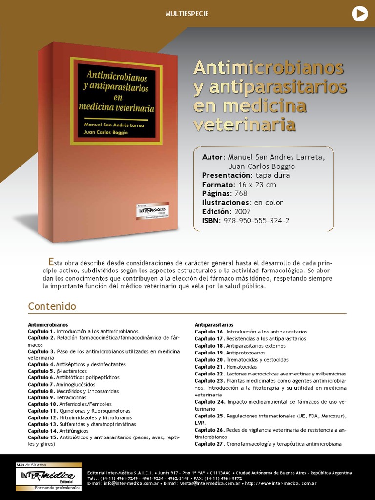 Fdocuments - Ec Antimicrobianos y Antiparasitarios en Medicina Antiparasitarios en Medicina ...
