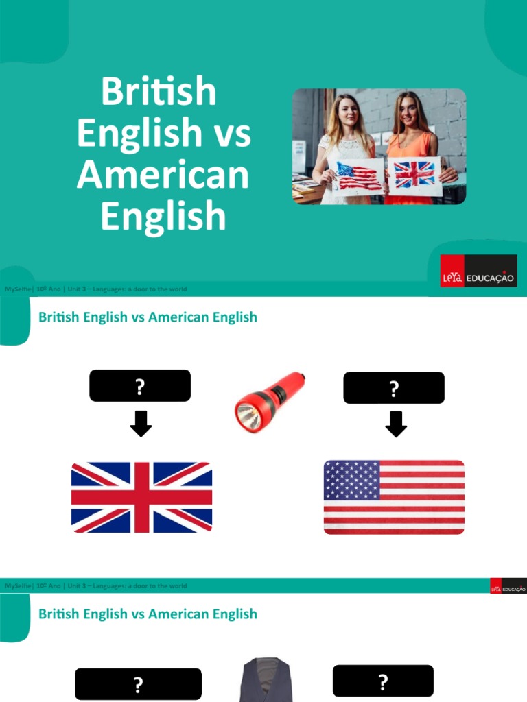 British English Vs American English | PDF | Transport