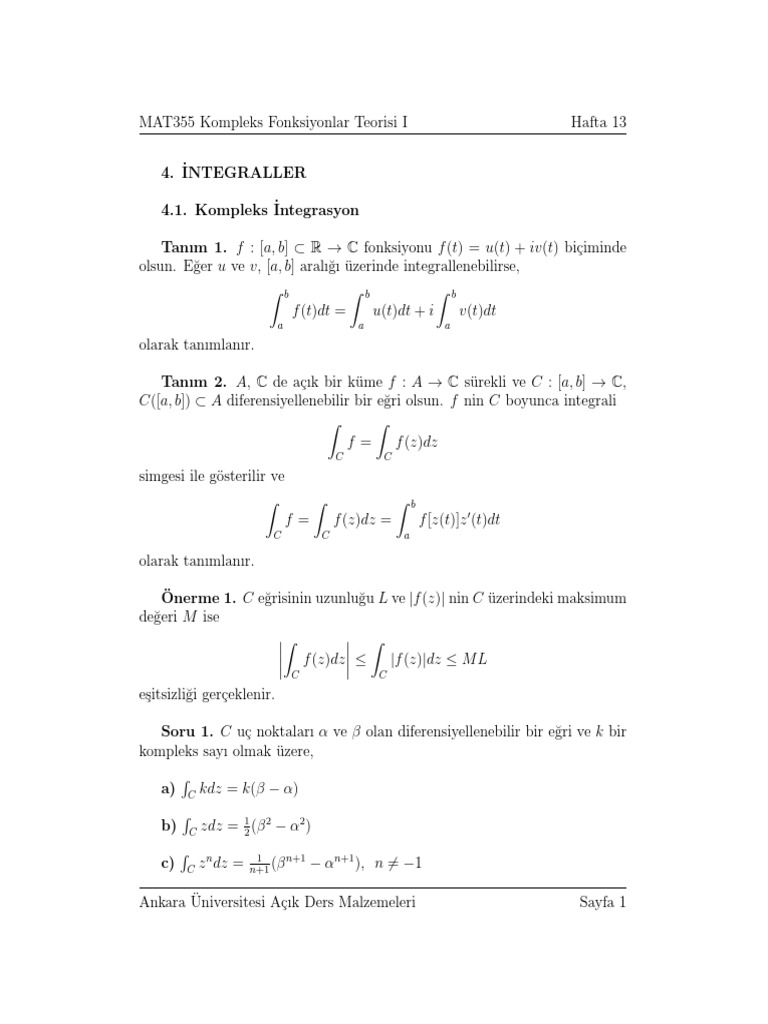 İntegraller | PDF