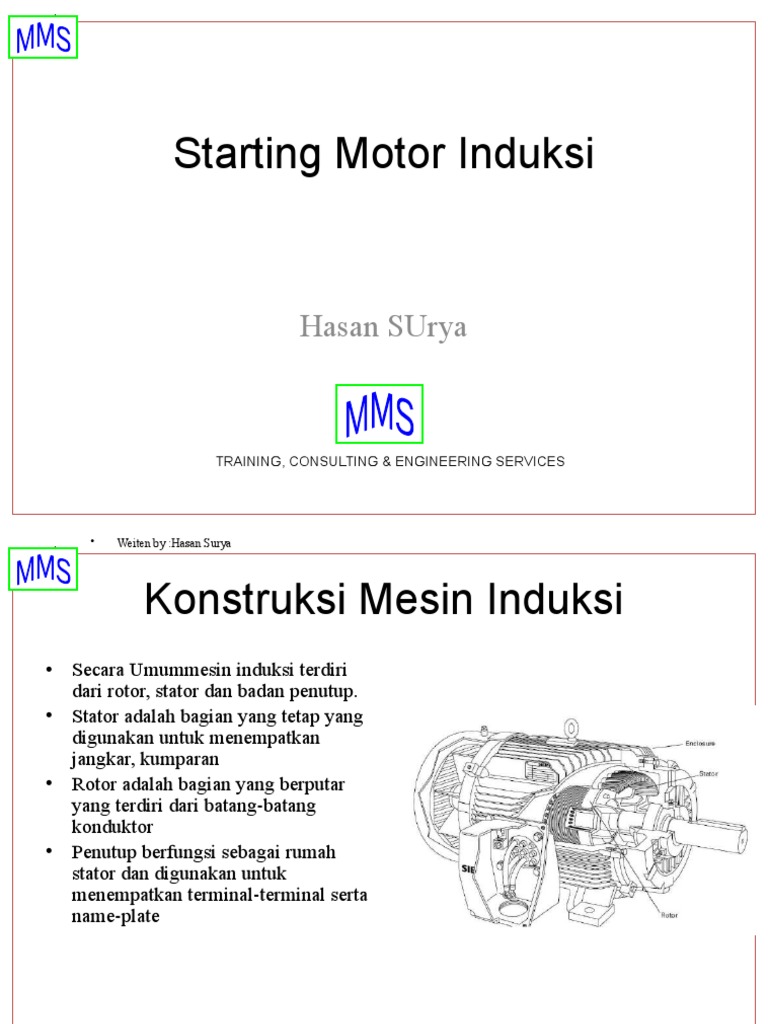 09 - Starting Motor Induksi | PDF