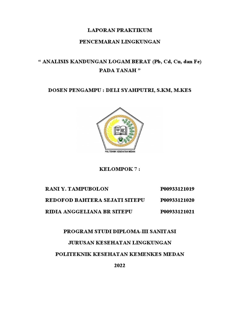 Laporan Praktikum Pencemaran Lingkungan - Kelompok 7 | PDF