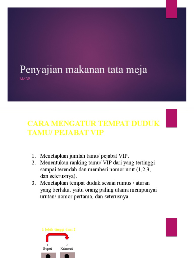 Cara Mengatur Tempat Duduk | PDF