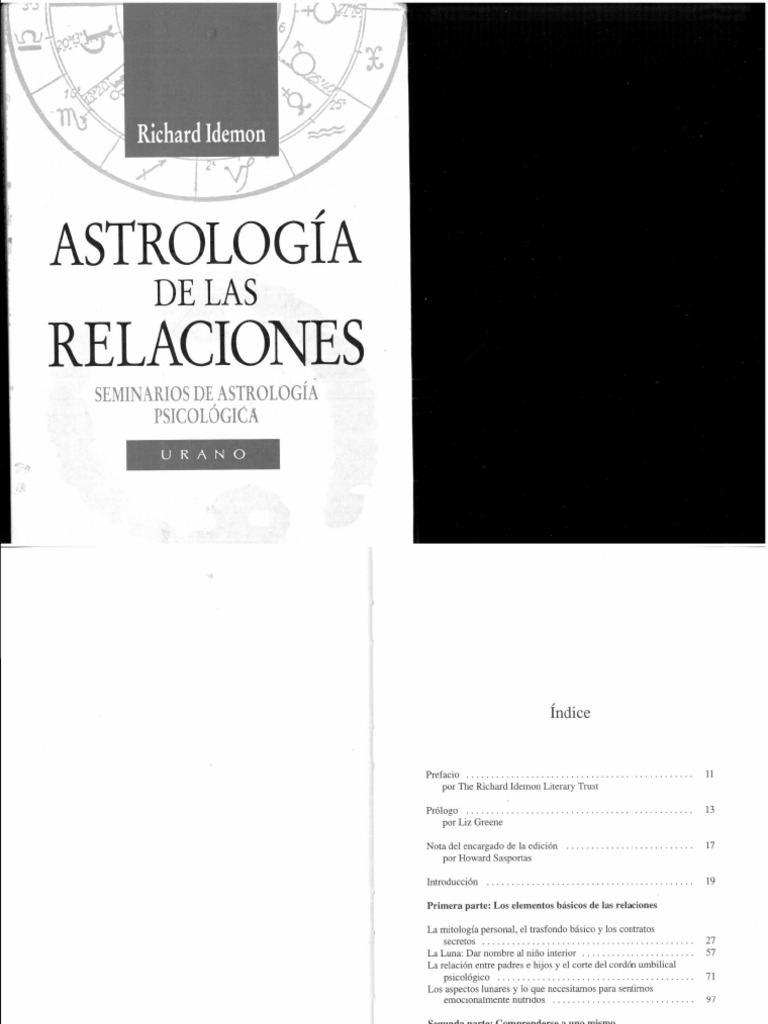 0107 Astrología de Las Relaciones - Idemon, Richard | PDF