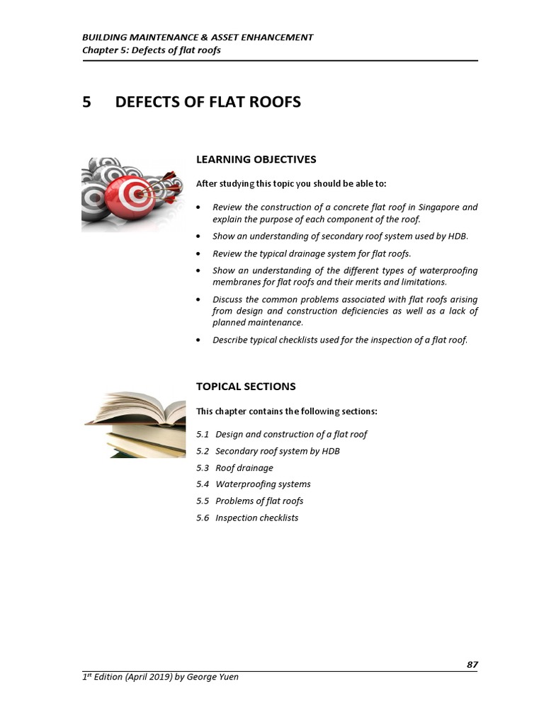 A 5 Defects of Flat Roofs | Download Free PDF | Roof | Thermoplastic