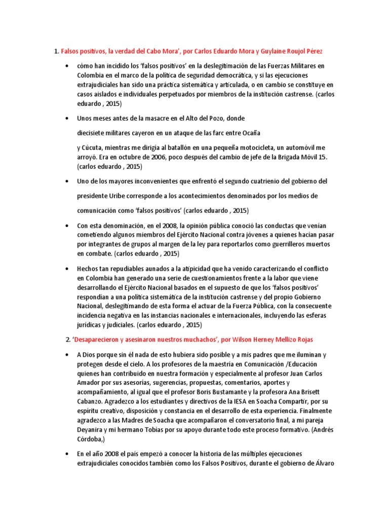 Citas Proyecto de Grado | PDF | Colombia | Gobierno