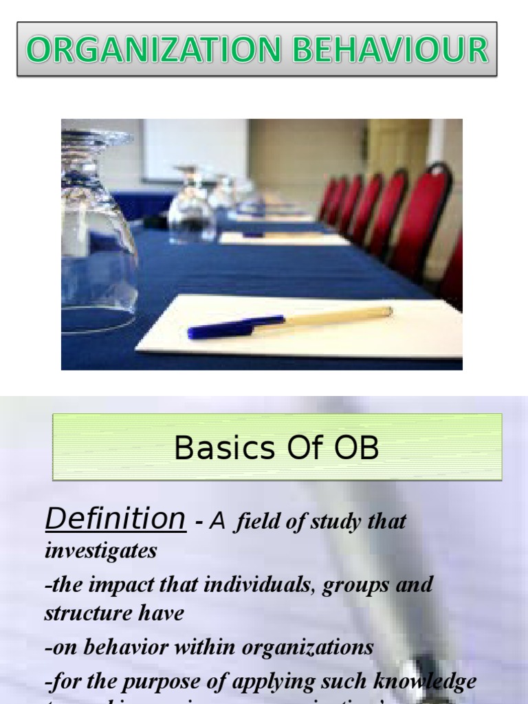 Understanding Organizational Behavior Basics | PDF | Job Satisfaction ...