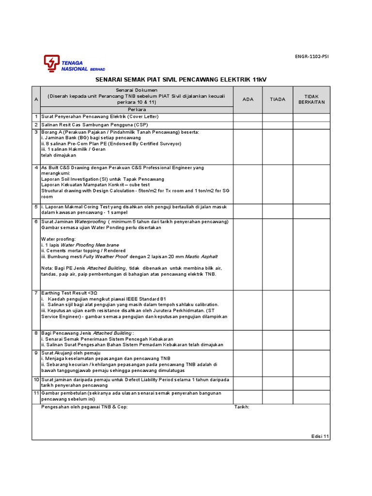 Senarai Semak Sebelum PIAT | PDF