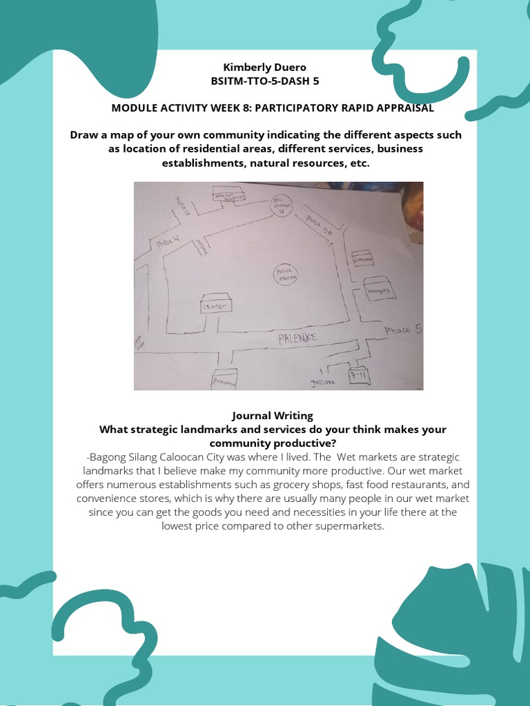 Module Activity Week 8 Participatory Rapid Appraisal | PDF